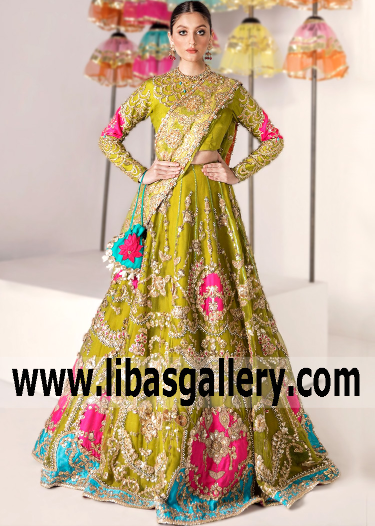 Buy ALI XEESHAN Bridal Dresses Party Wedding Dresses Sherwani Indian ...
