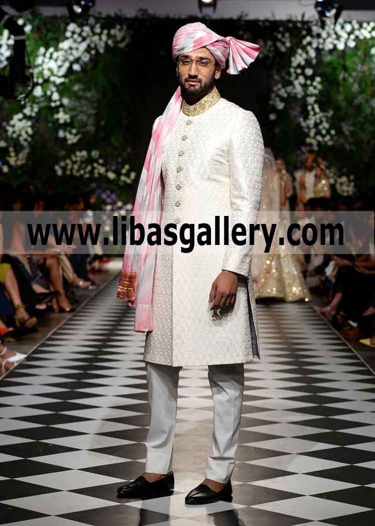 Bumper Embroidered Groom Wedding sherwani full embroidered buy from ...